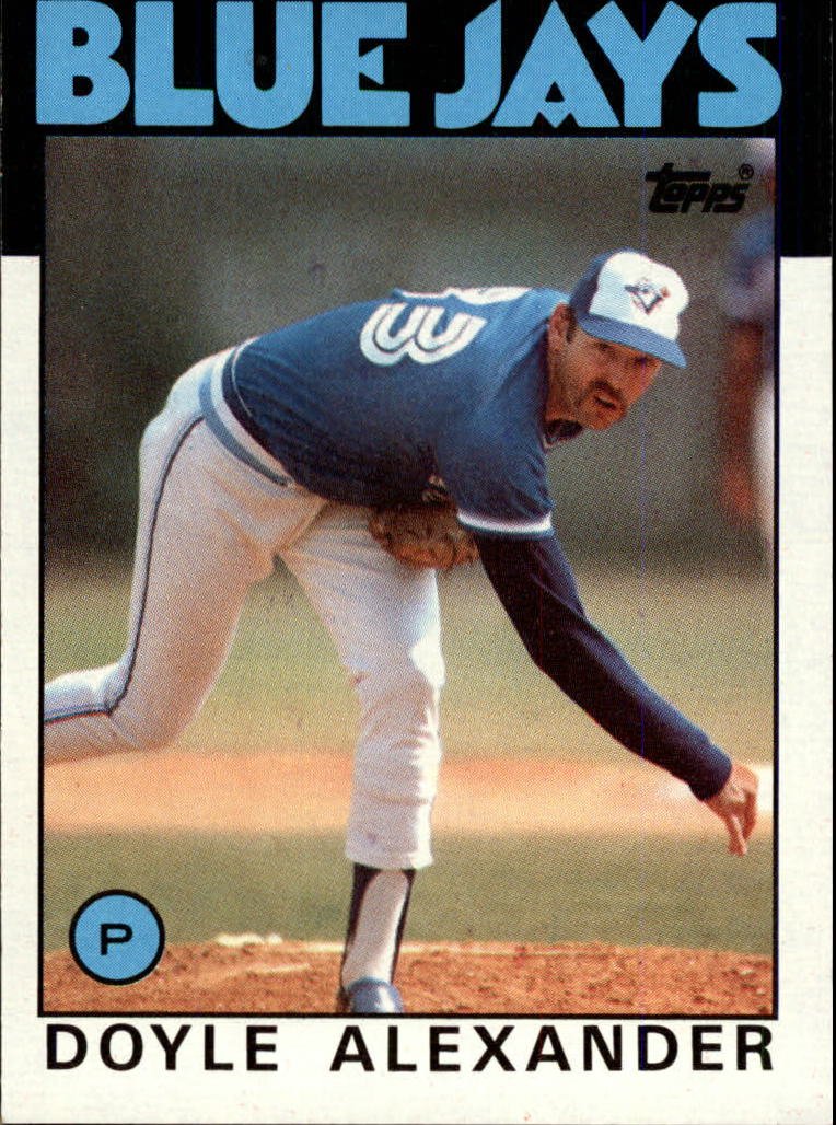 1986 Topps 196 Doyle Alexander