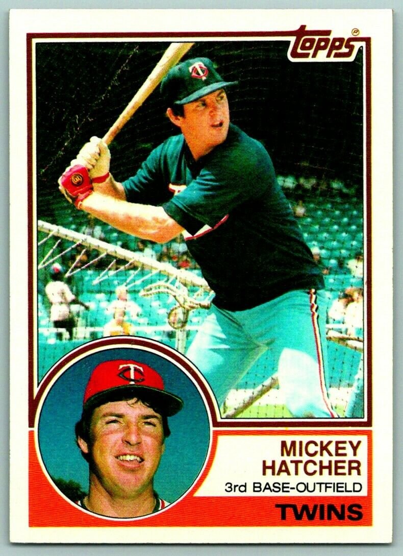 1983 Topps 121 Mickey Hatcher