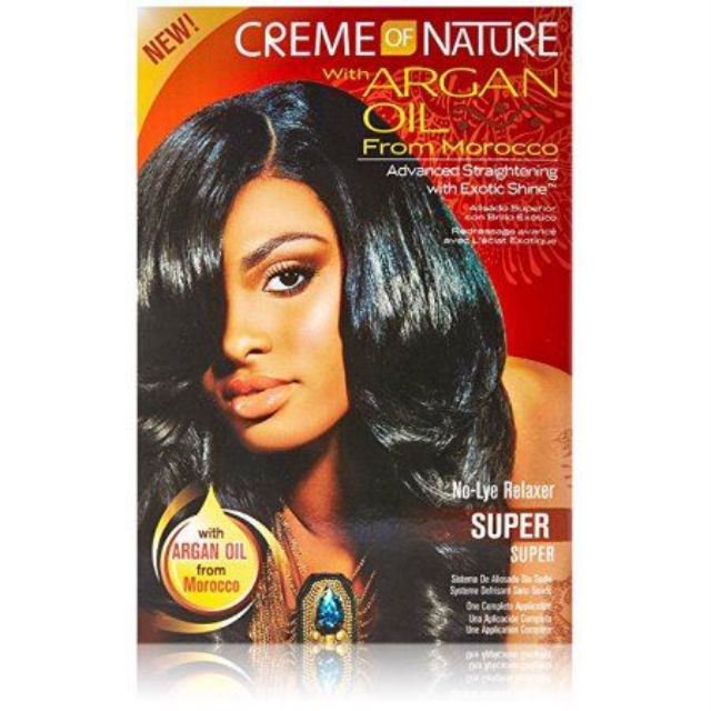 Creme of Nature Argan Oil Advanced Straightening Relaxer Super