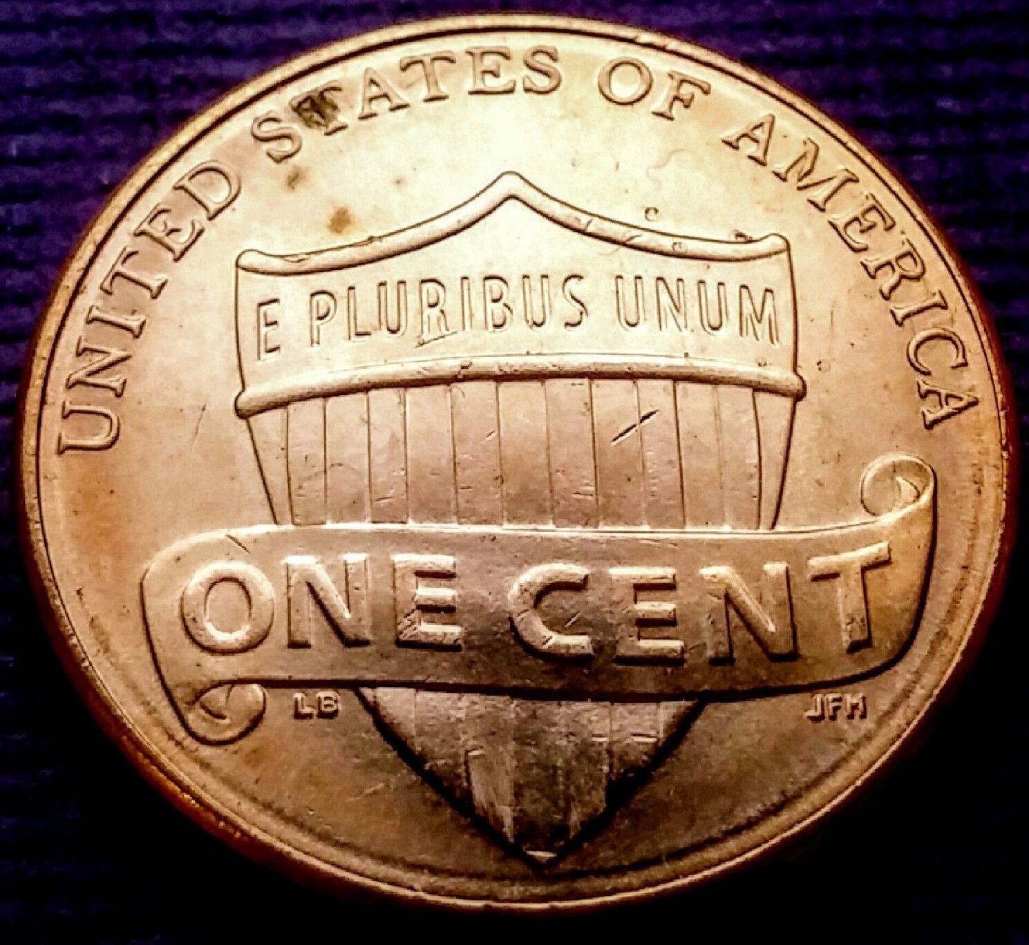 2014-D Lincoln Shield Penny Error Double Rim (er26)