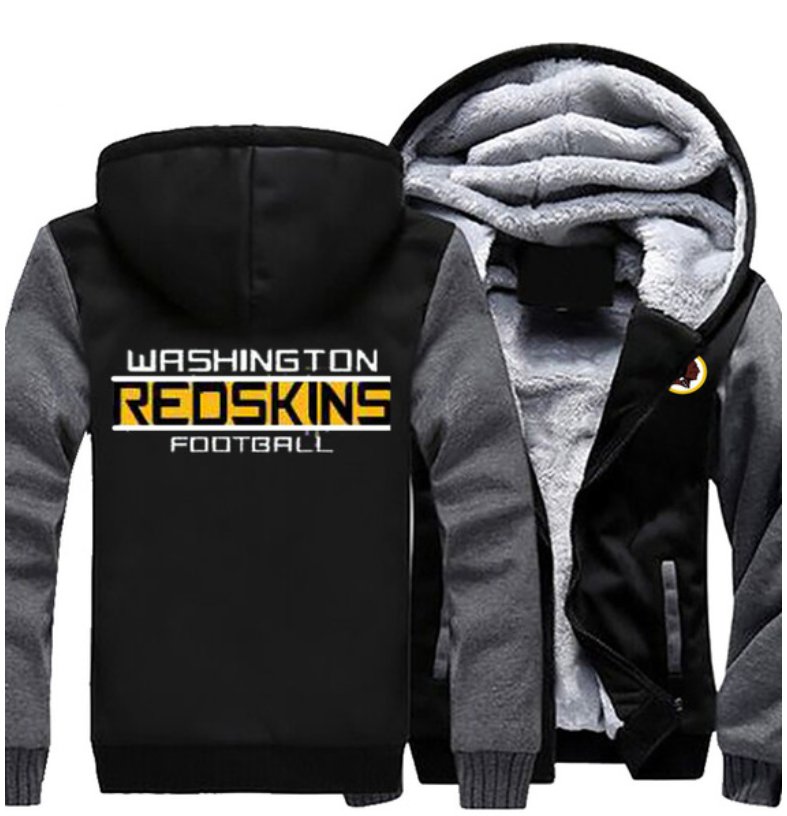 NEW Jacket Washington Redskins NFL Luxury Hoodies Super Warm Thicken ...