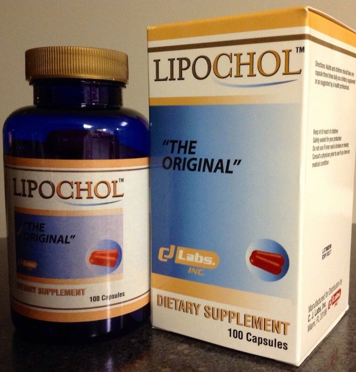 LIPOCHOL Natural Liver & Gallbladder Cleanser Detox Supplement for ...