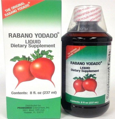 1 RABANO YODADO SUPLEMENTO NUTRICIONAL LIQUID DIETARY SUPPLEMENT 8 fl ...