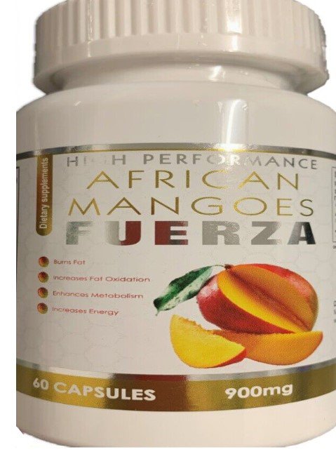 African Mango 900 Pure Extract 60 capsules Fat Burner Weight Loss ...