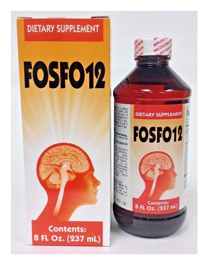FOCUS FOSFO 12 JARABE Restorative Neurocerebral, to Improve Memory ...