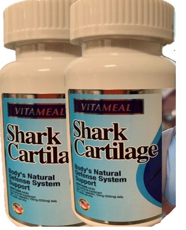 2 Cartilago De Tiburon Shark Cartilage Joint Relief Arthritis Body ...