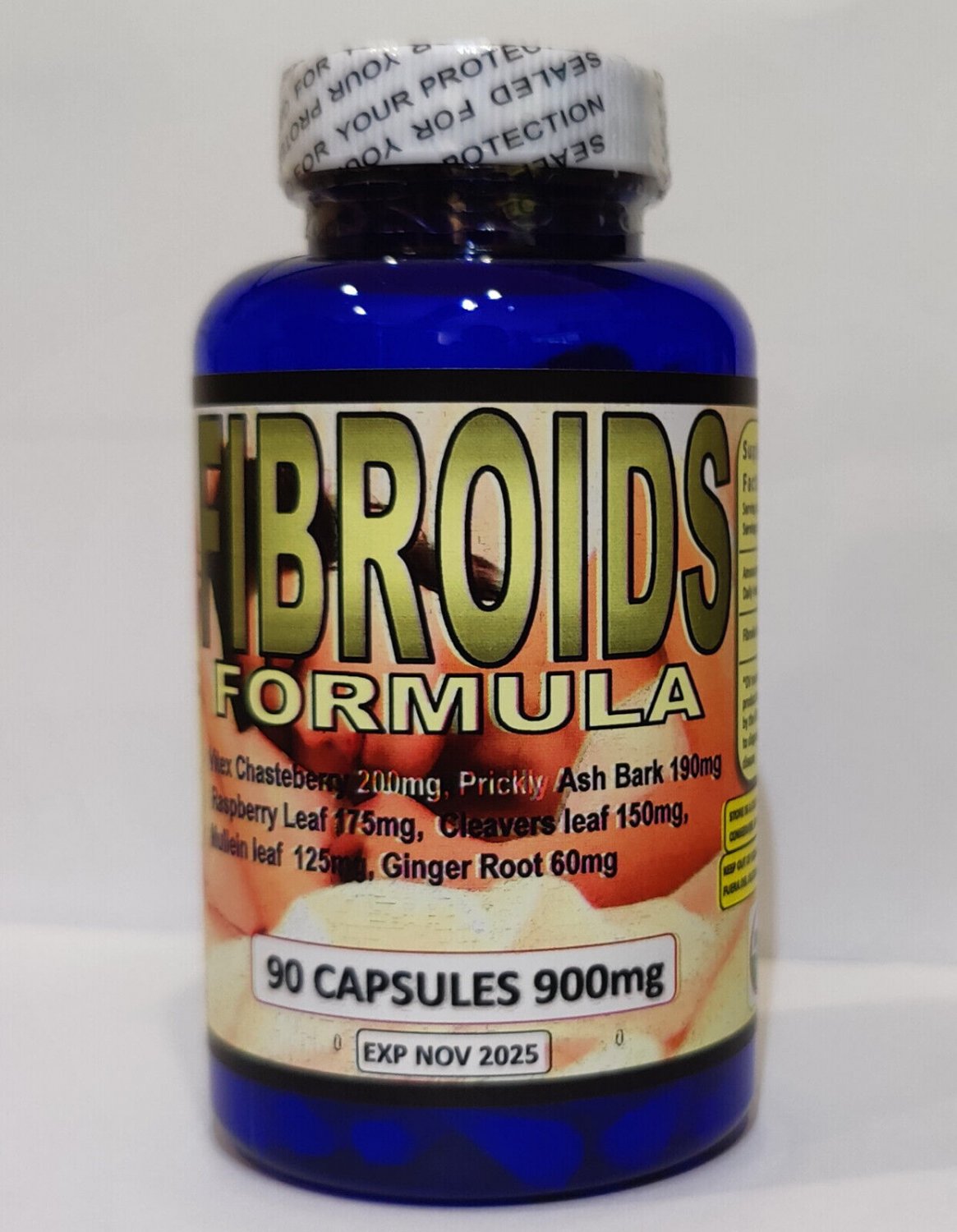 Fibroid Formula 90 Capsules 900mg Uterine Fibroids 100% natural organic ...