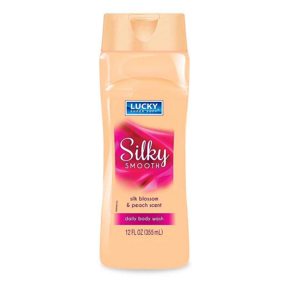 Lucky Super Soft Silky Smooth Daily Body Wash. Silk Blossom & Peach ...