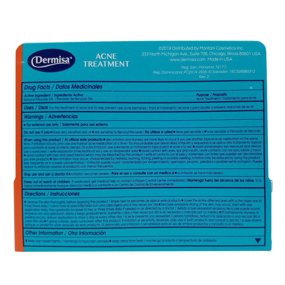Dermisa Acne Treatment Cream. Prevents Blemishes and Spots. 1 Oz /28g ...