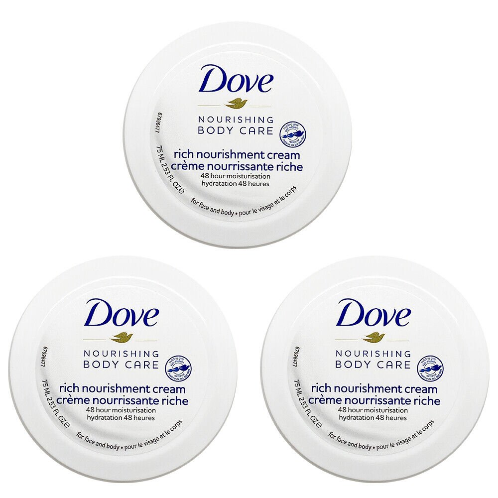 Dove Intensive Hydrating Skin Cream.Nourishing & Moisturizing. 2.53FO ...