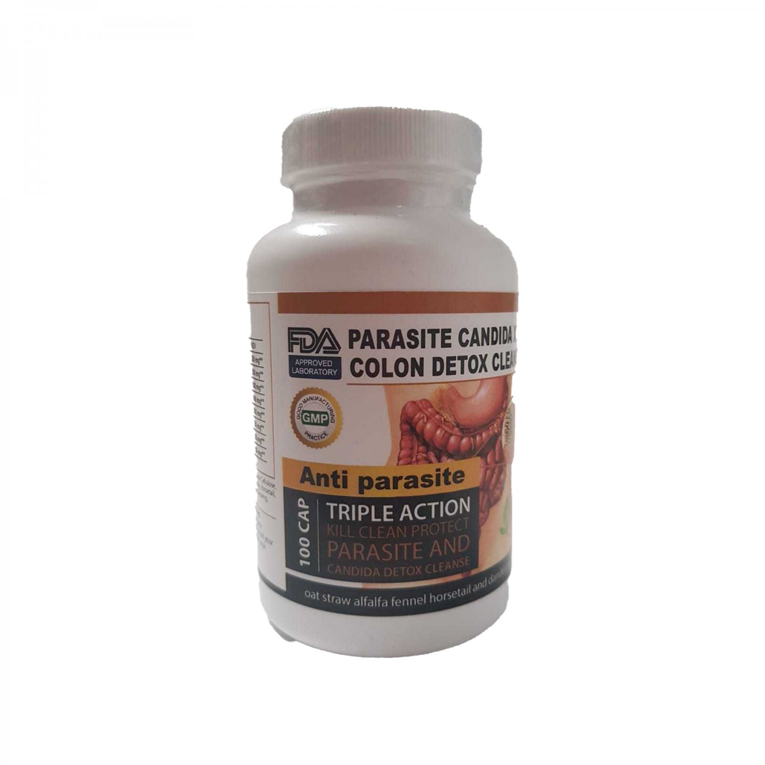 CANDIDA FUNGUS KILLER Fast CANDIDIASIS & Detox 100 CAPS ORIGINAL