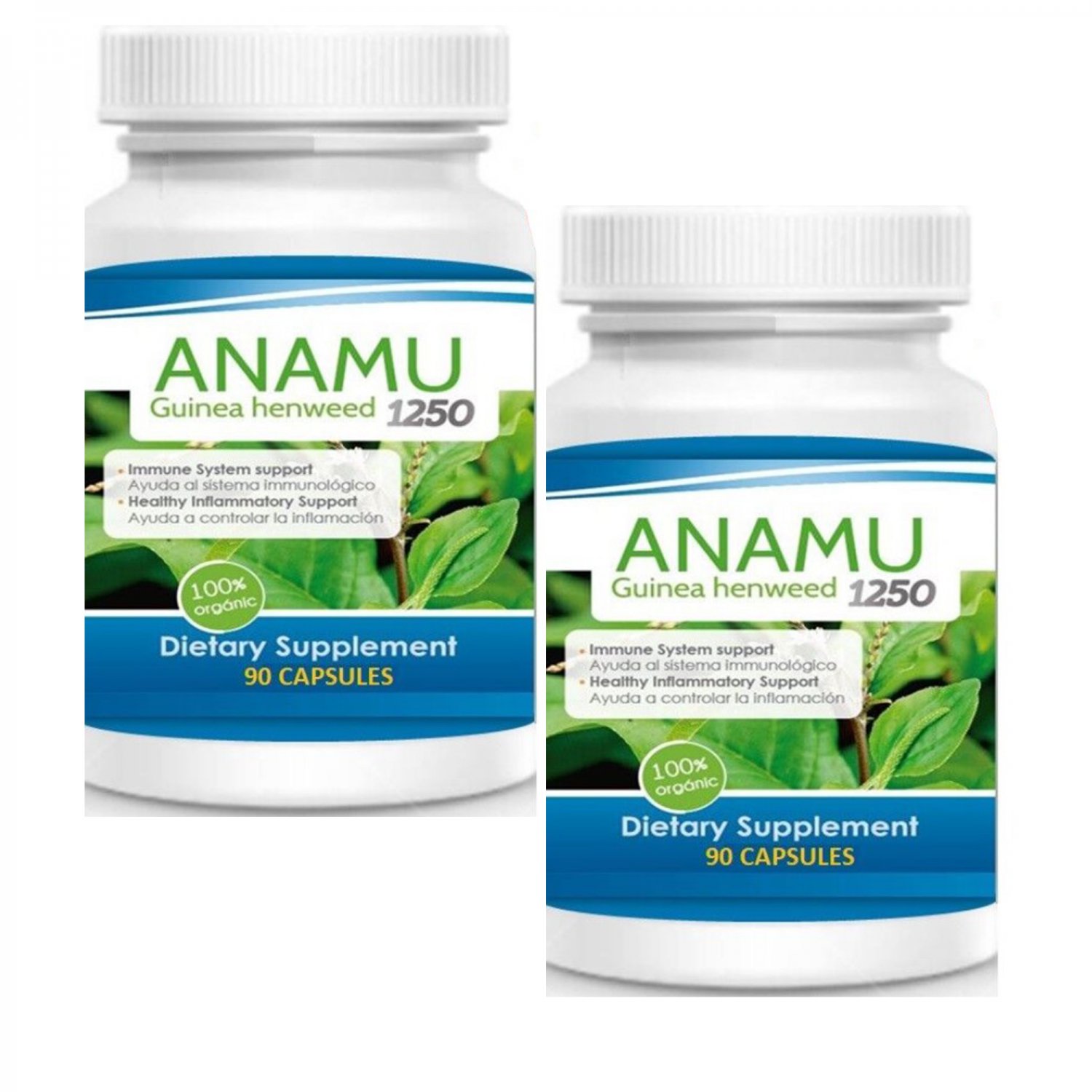 180Caps ANAMU 1250mg Circulatory System Low Sugar Control 100% ...