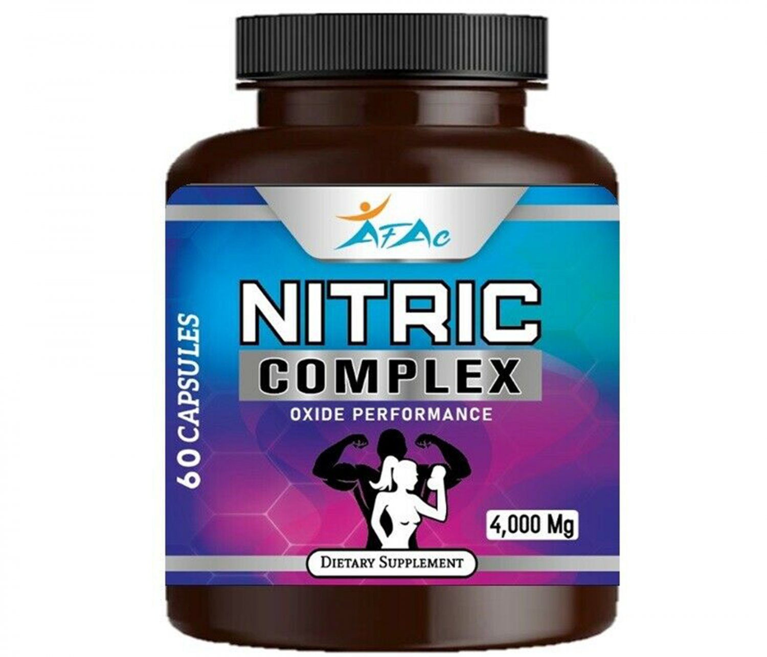 Nitric Oxide Complex 4000mg L-Arginine Muscle Pump Growth Pills AAKG 60