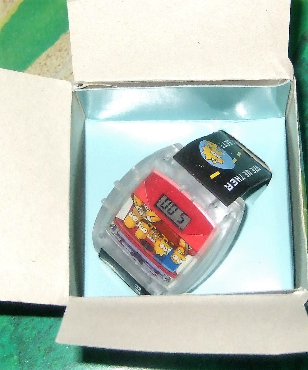 2002 The Simpsons Talking Watch - Family Drive - Burger King