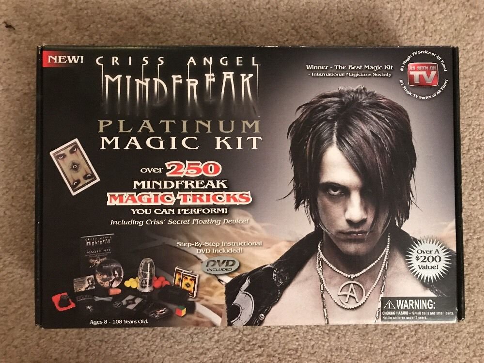 Criss Angel Mindfreak Platinum Magic Kit Assorted Lot Of Tricks