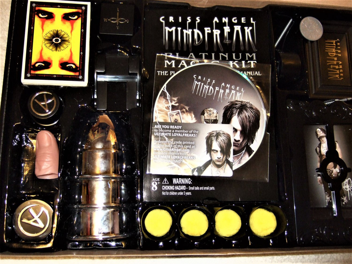Criss Angel Mindfreak Platinum Magic Kit Assorted Lot of Tricks ...