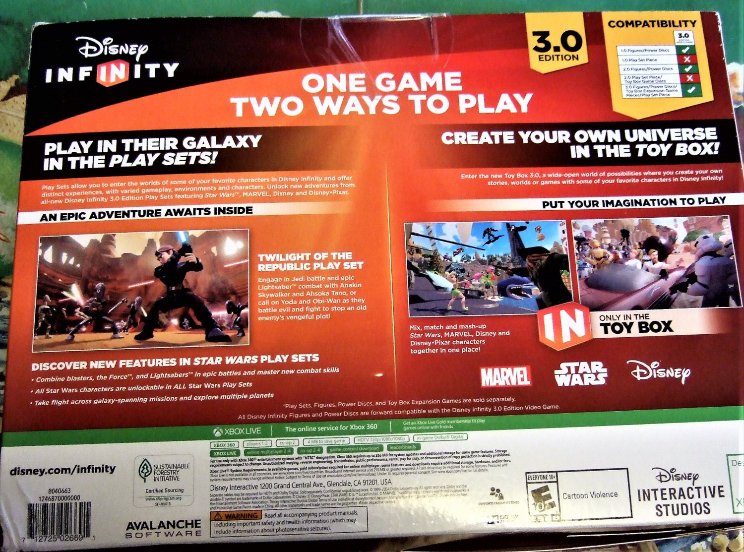 Xbox 360 Disney Infinity Star Wars ( Starter Pack)