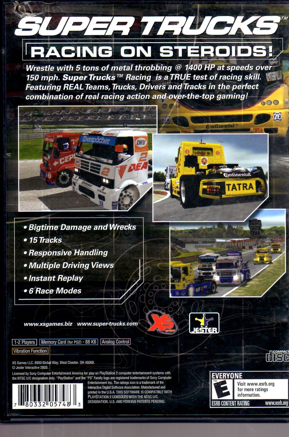 Super Trucks Racing Playstation 2