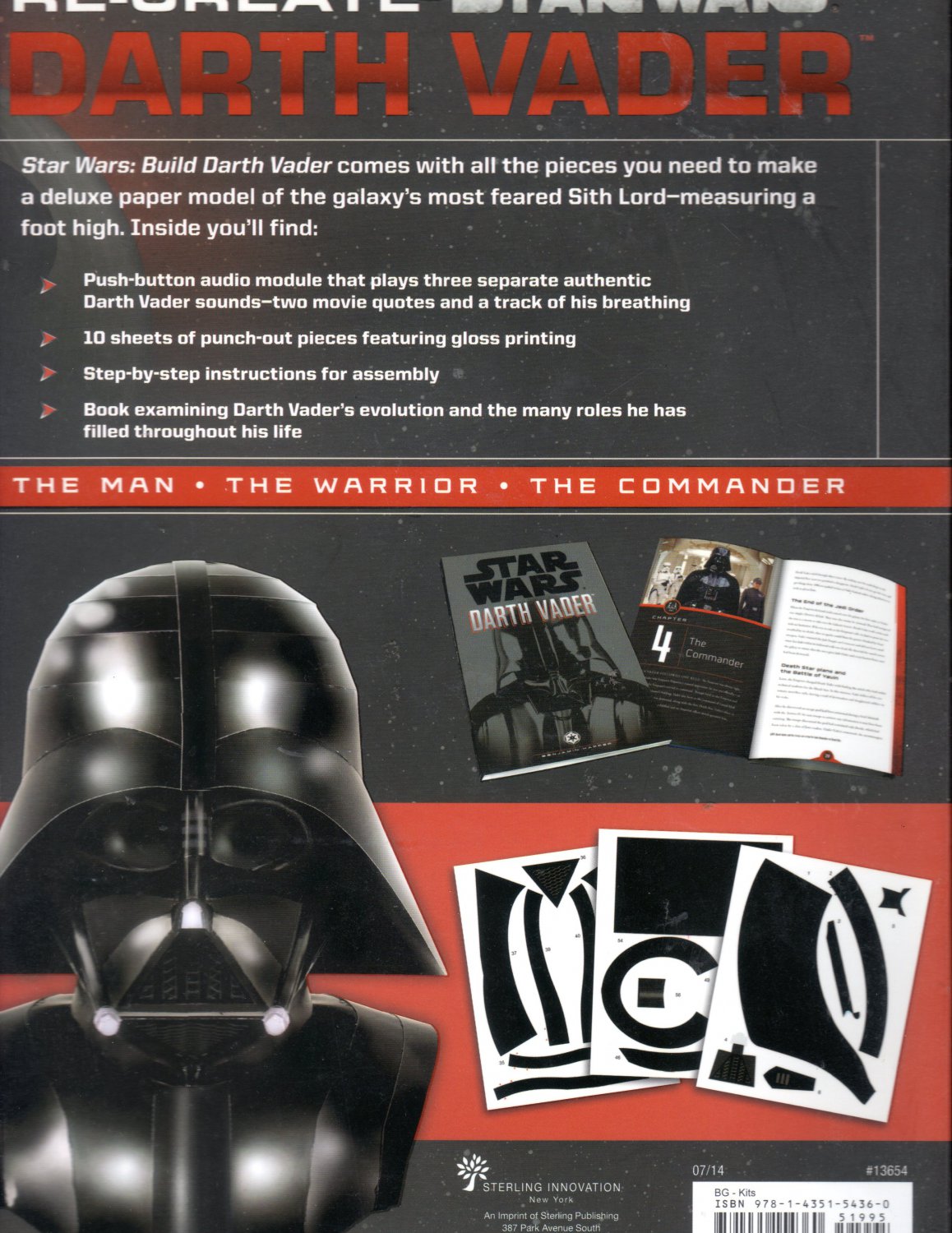 Star Wars Build Darth Vader Model Kit