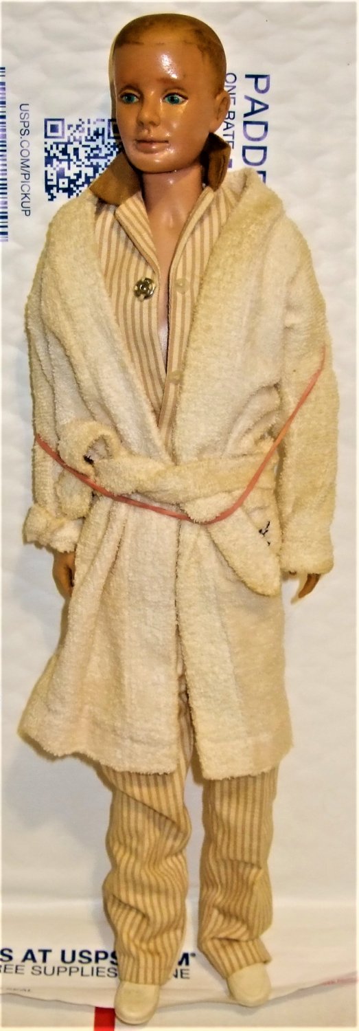 Vintage Blonde KEN Doll With Pajama's & Robe
