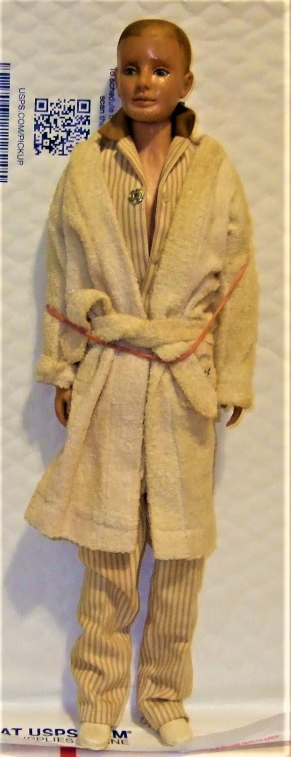Vintage Blonde KEN Doll With Pajama's & Robe