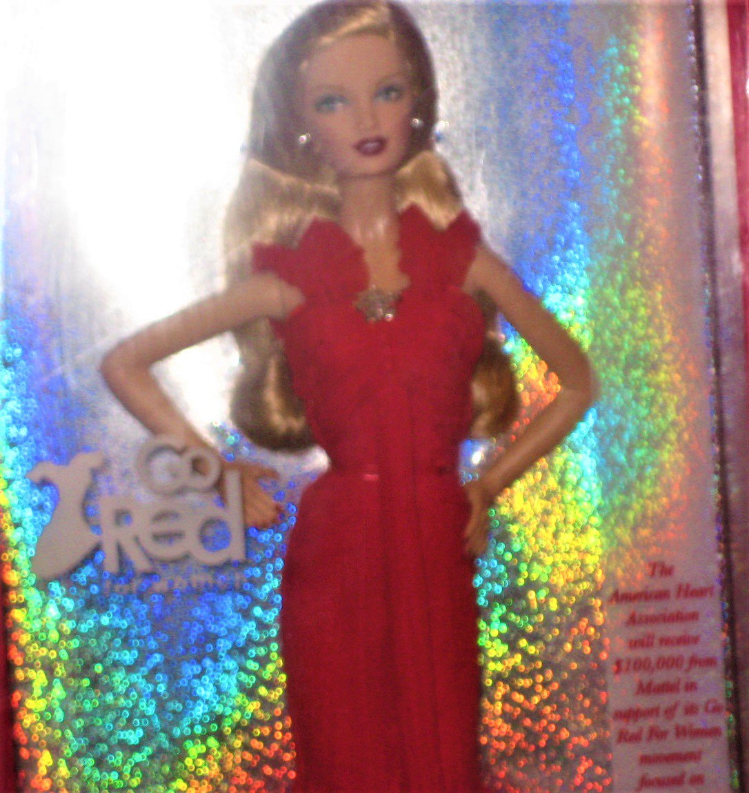 Go Red For Women Barbie ( New)