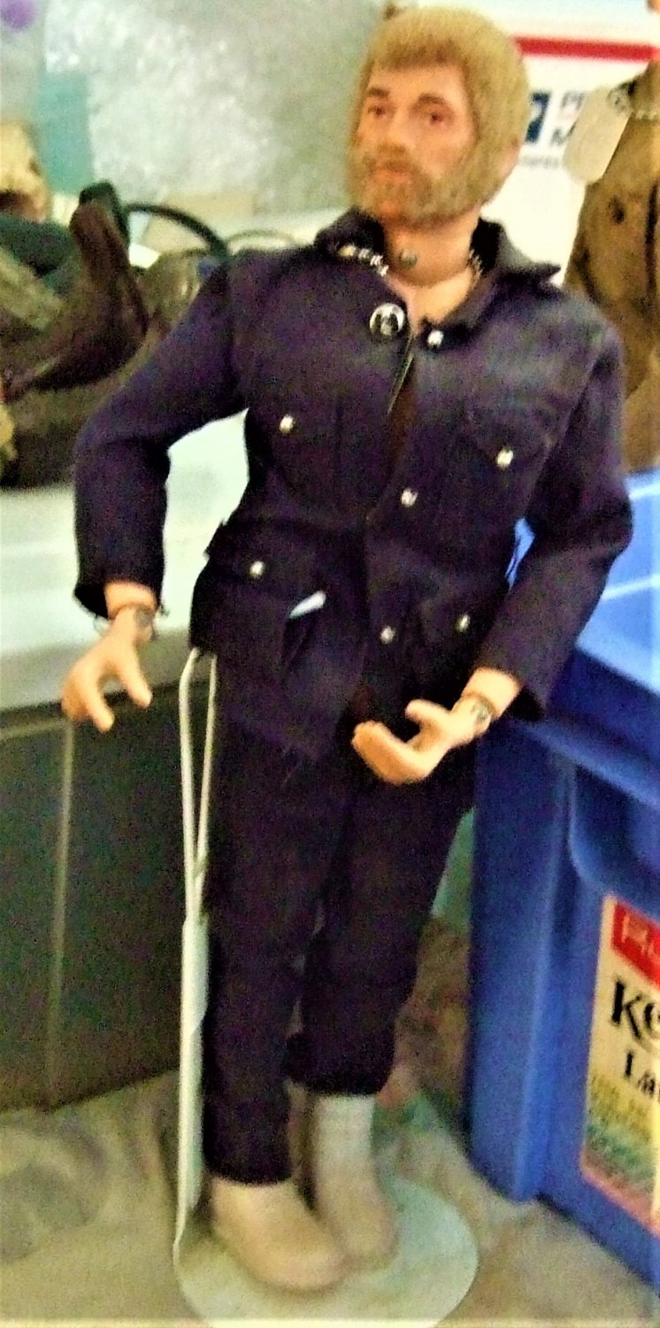 Vintage Hasbro G.I. Joe with Reddish Blond flocked hair