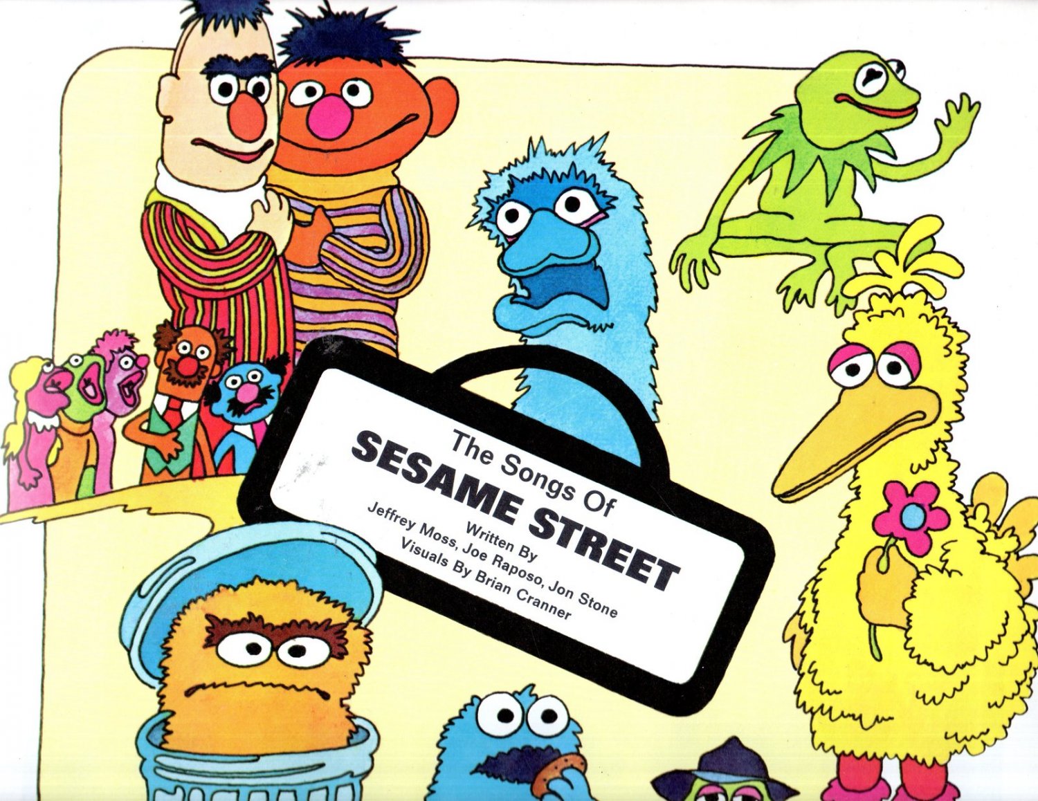The Sesame Street Book & Record Album Original Cast Columbia Stereo Records