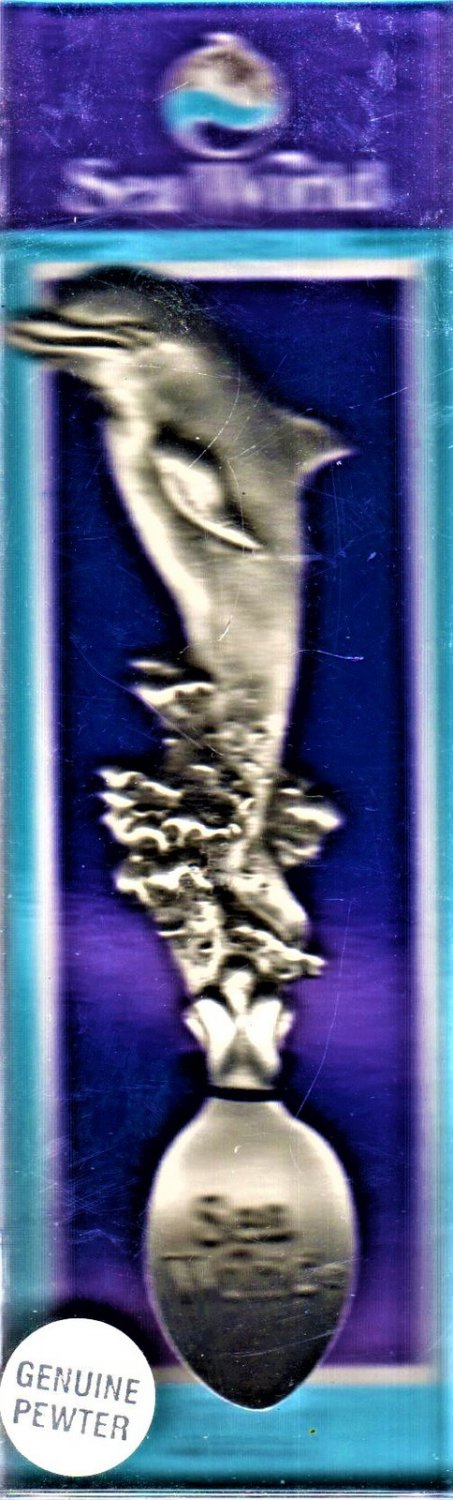 Collector Spoon - Sea World Pewter Dolphin