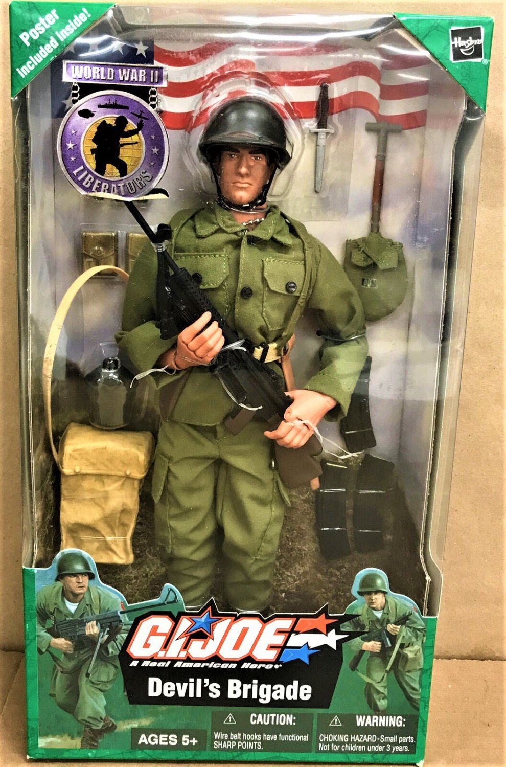 G I Joe - Devil's Brigade, World War II Liberators, 12" Action Figure 2003