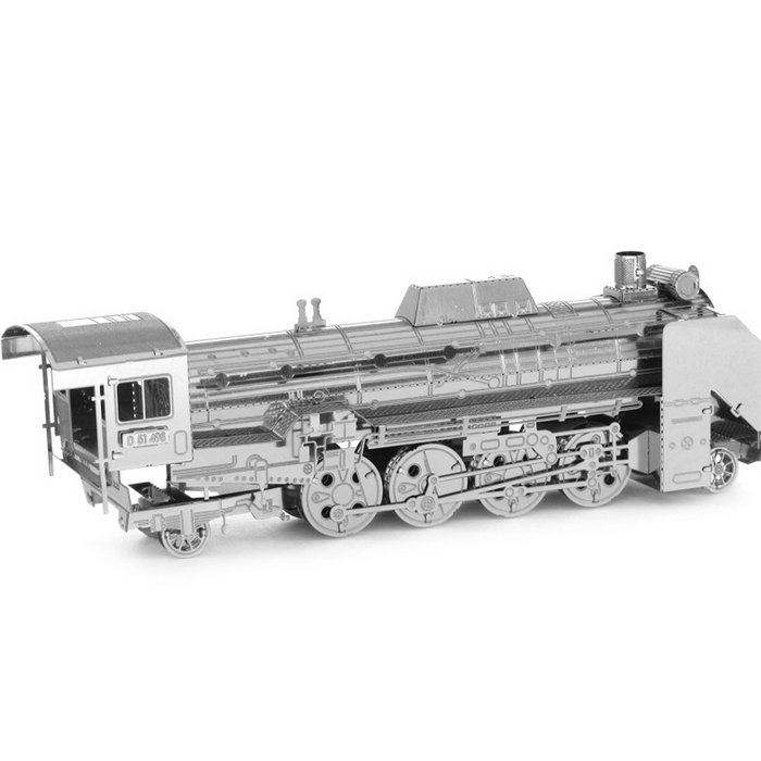 3D Model D51 Locomotive Puzzle Stainless Steel Model Kit