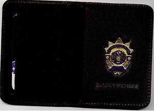 NYPD-Style-Deputy Inspector Family Member Mini Wallet (with Mini Badge ...