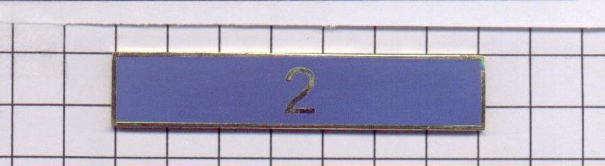 Unit Citation Bar won twice as authorized by the NYPD-Patrol-Guide