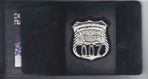 NYS TBTA Police Officer Cut-Out Shield/ID Wallet (Badge Not Included)