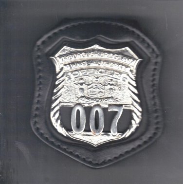NYS TBTA Police Officer's Badge Cut-Out Belt Clip - (Badge Not Included)