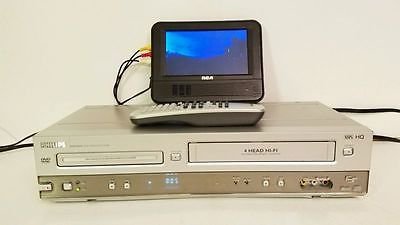 Philips DVD750VR 4 Head Hi-Fi VHS VCR, DVD Player Combo w/Remote