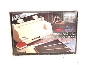 GBC VeloBind Velobinder Electric Presentation System 1775000 1775001-2