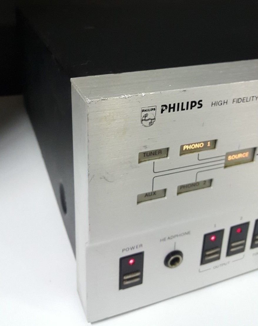Philips 572 High Fidelity Laboratories Pre-Amplifier - 22AH572/44 - Rare