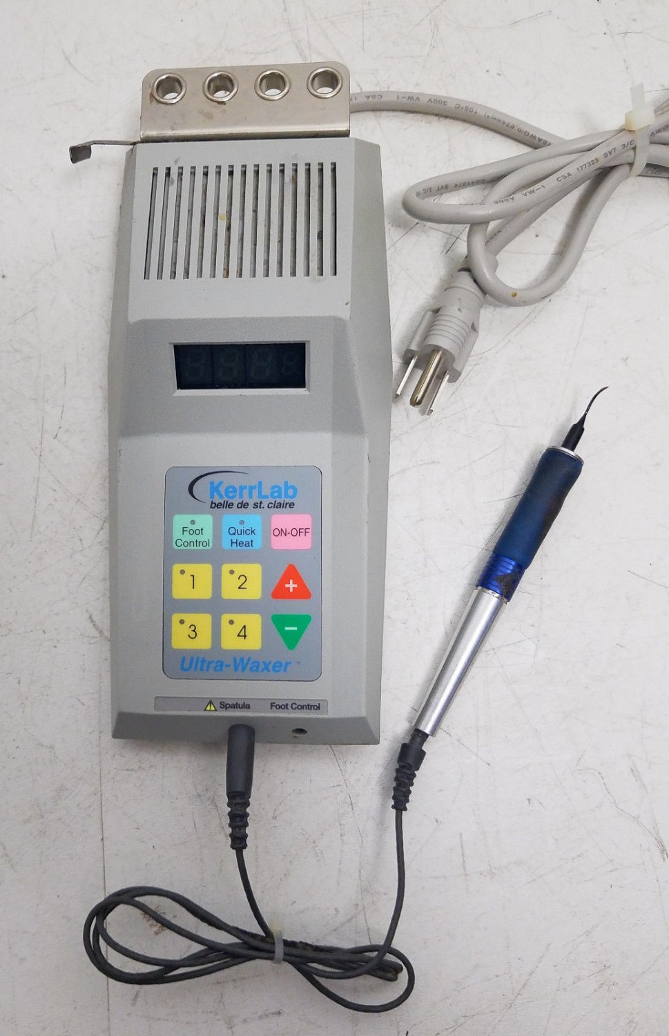 Kerr Belle de St Claire Dental/Jewelry Electric Ultra-Waxer 172-141 W/ Pen