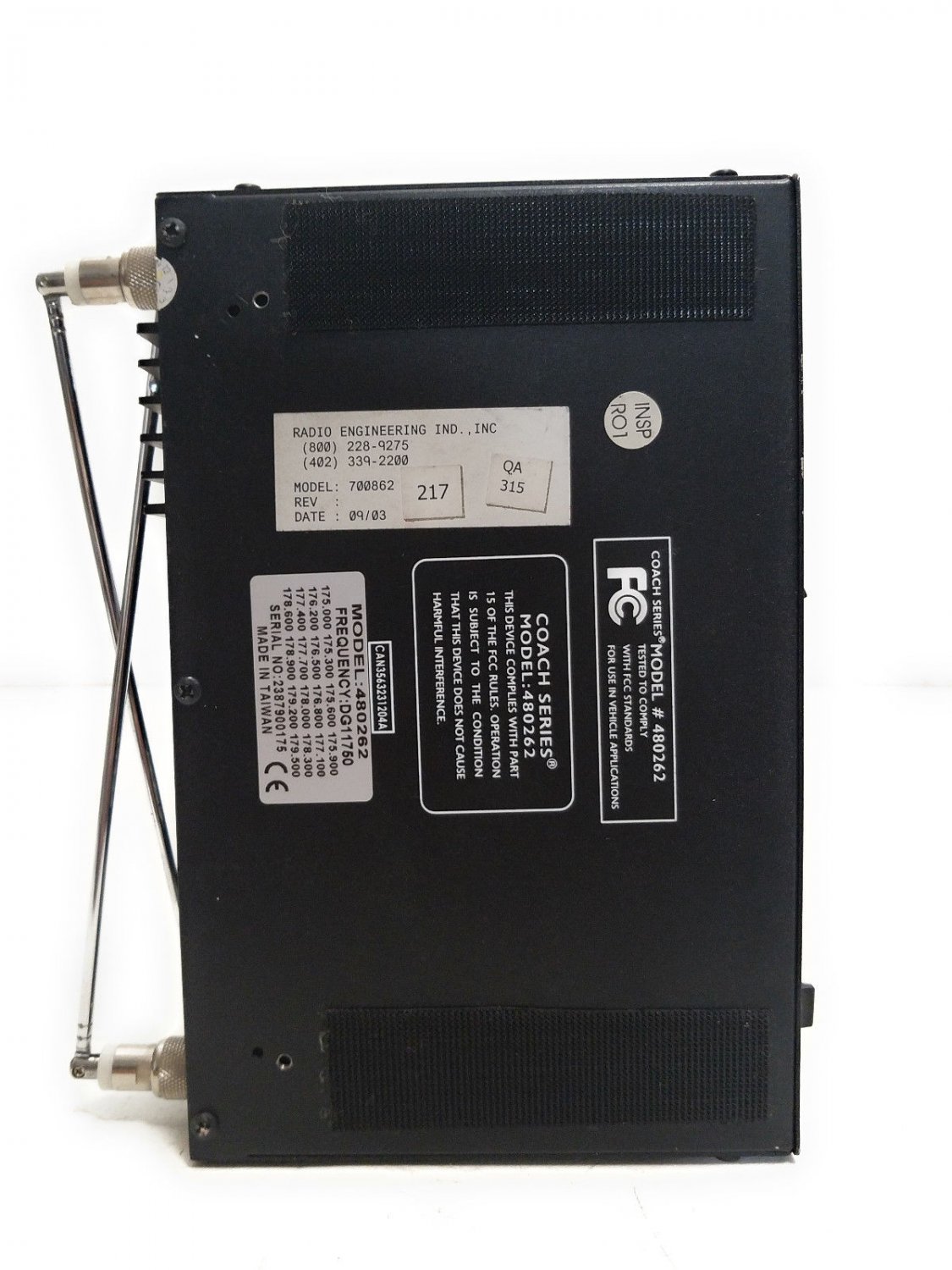 REI Coach Series 16 Channel Wireless Receiver for Microphone - 700862