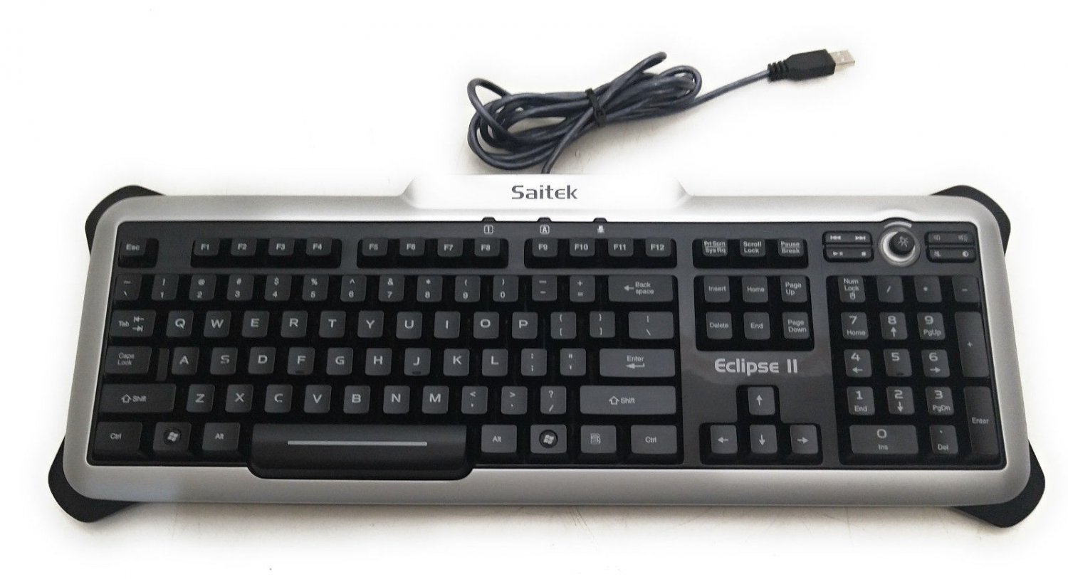 Saitek Eclipse Backlit Wired Keyboard PK02AV