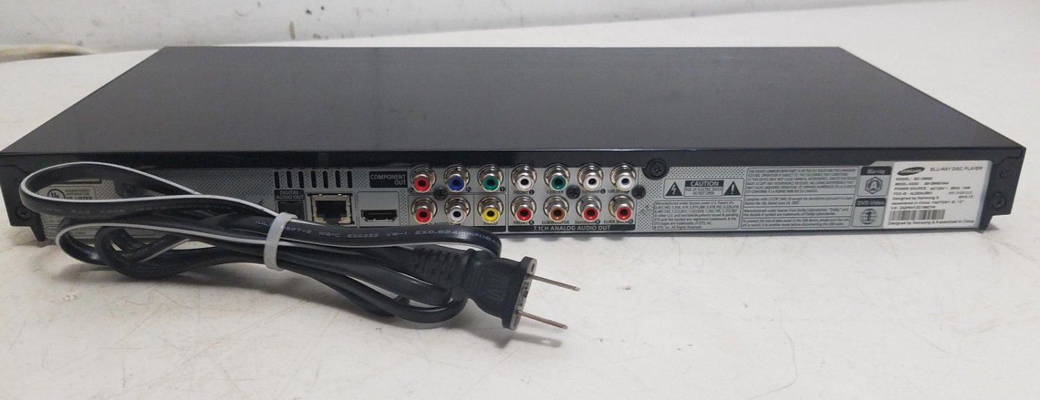 Samsung BD-C6900 3D Blu-Ray Player NO REMOTE