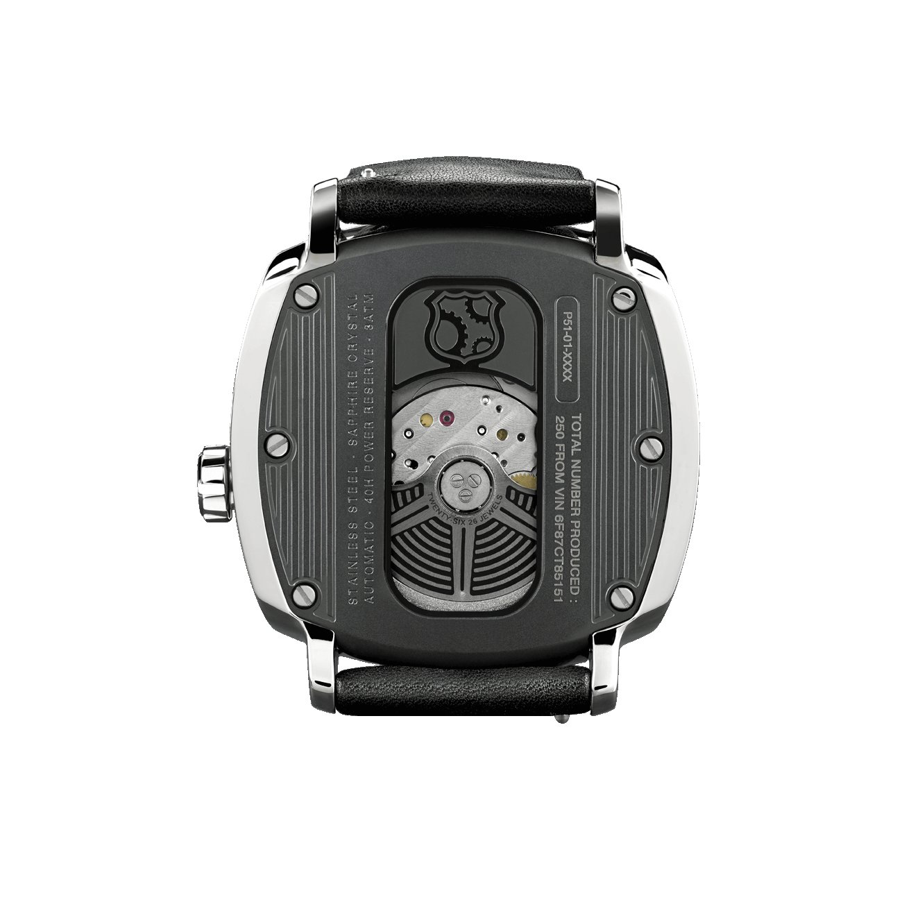 REC watch P-51 Recycled from original Ford Mustang Automatic Movement ...