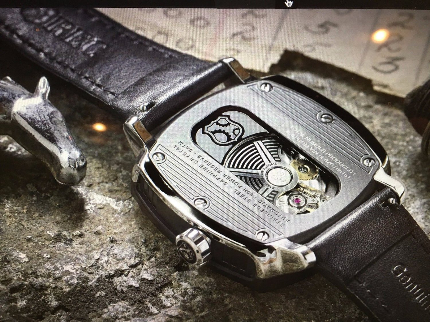 REC watch P-51 Recycled from original Ford Mustang Automatic Movement ...