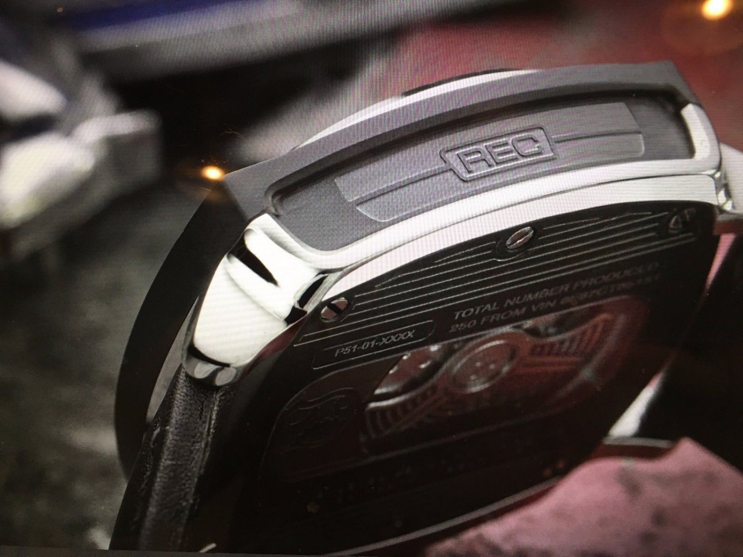 REC watch P-51 Recycled from original Ford Mustang Automatic Movement ...