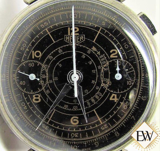 Vintage Rare HEUER Monopusher Chronograph Valjoux 72 or 22 Or ? Watch ...