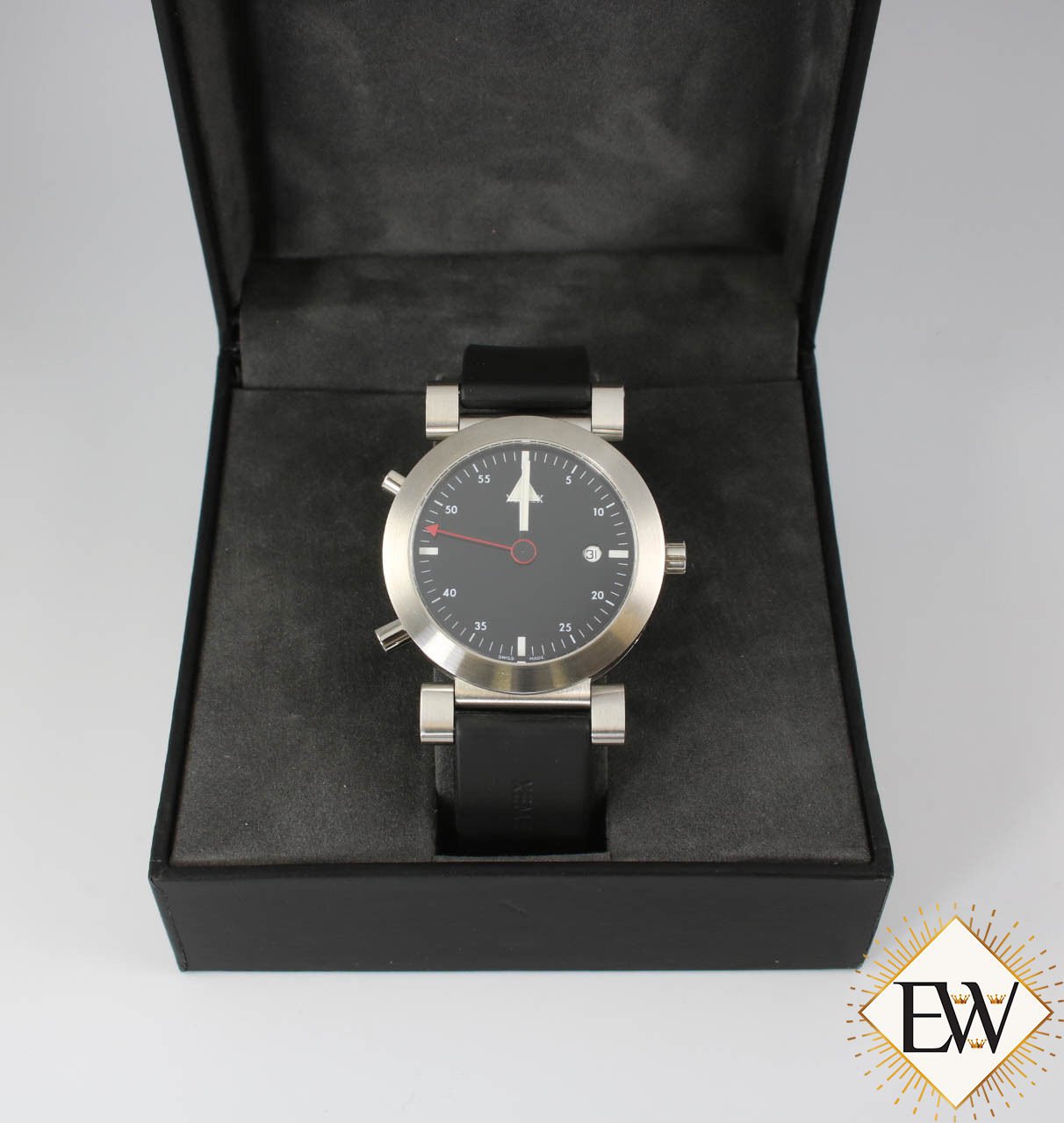 NEW XEMEX WATCH REVERSIBLE CHRONOGRAPH MODEL 501.03 Swiss Men RETAIL $995