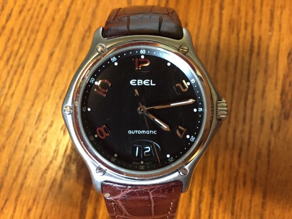 Ebel 1911 Senior Automatic with Big date XL with Box $3,740 RETAIL!!!