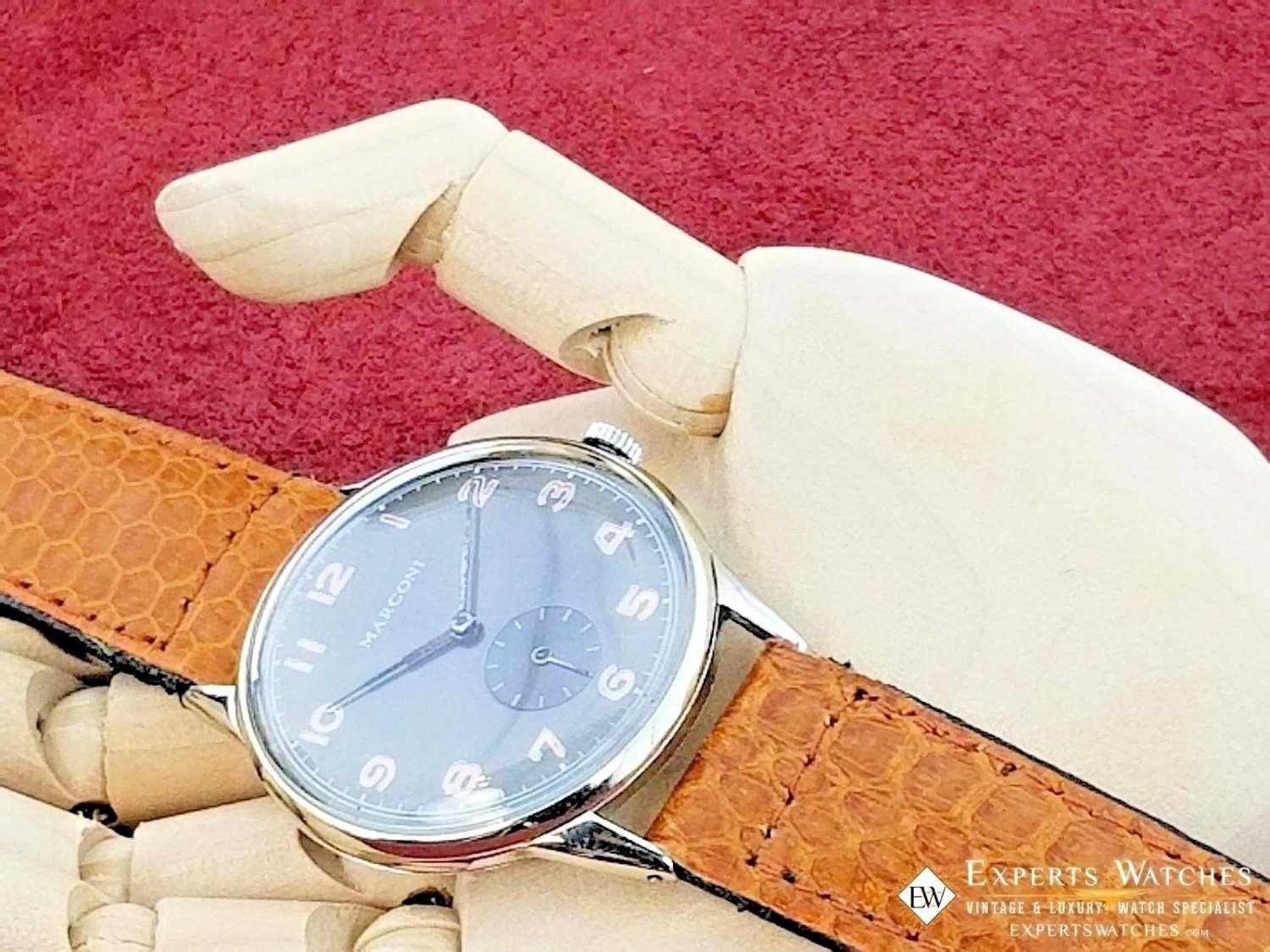 Rare Vintage ROLEX MARCONI Military War Watch Gray Dial 1008 Manual Pre ...