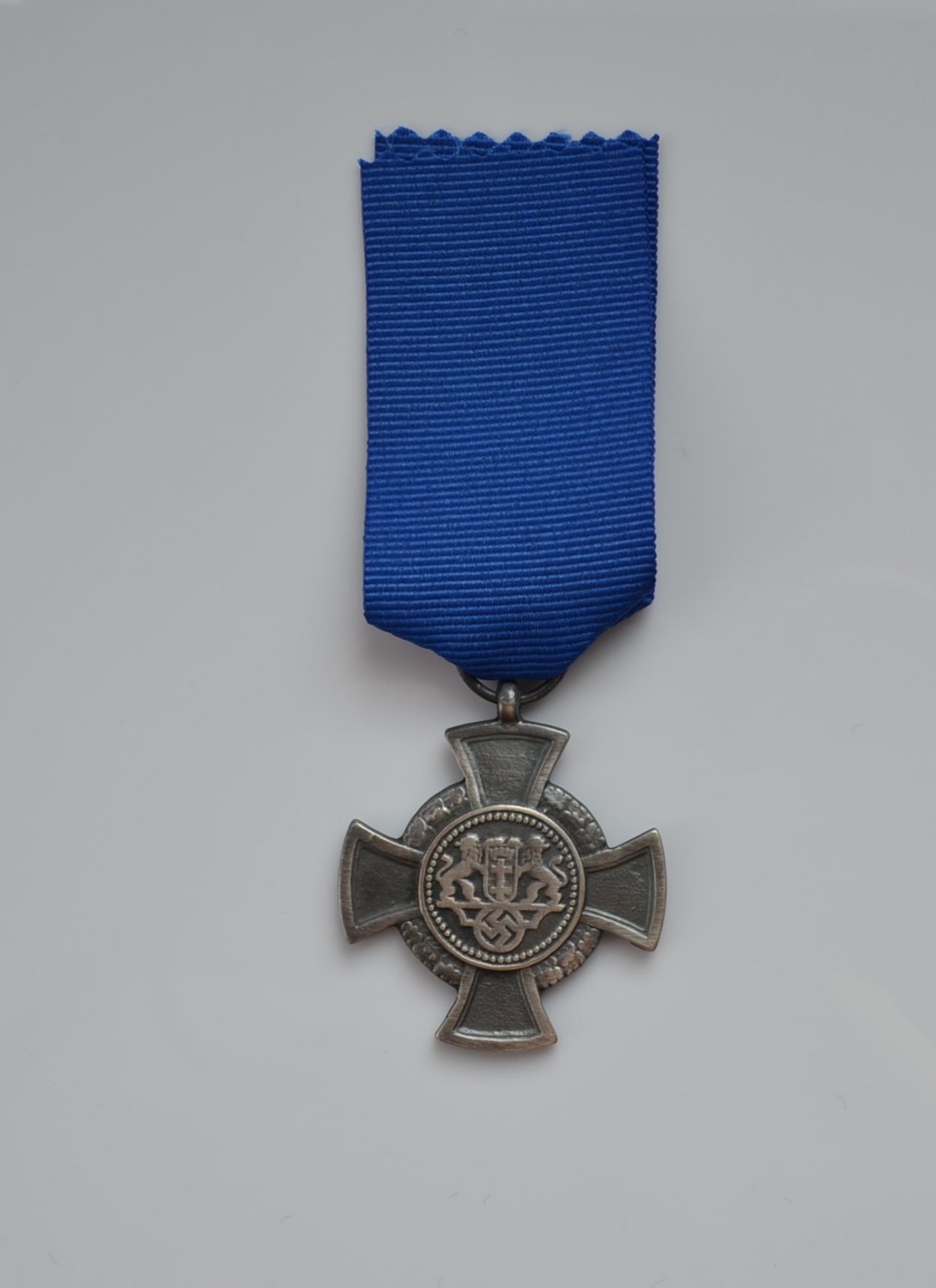 WWII GERMAN SILVER CROSS THE FAITHFUL SERVICE DANZIG
